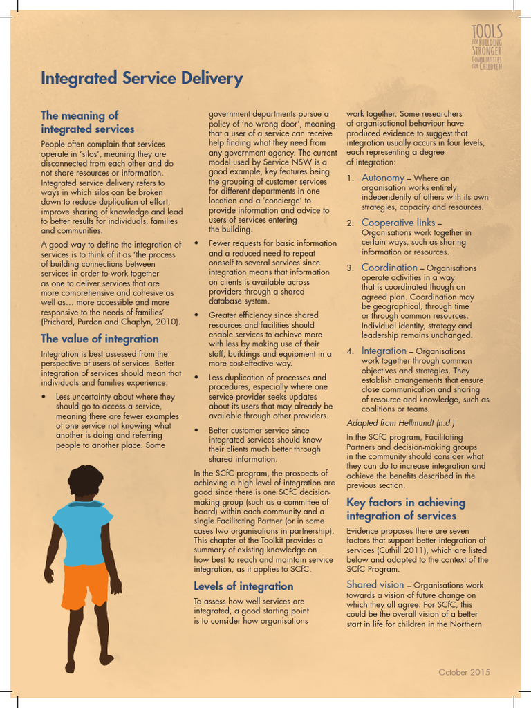 Integrated Service Delivery Strategies | PDF | Business