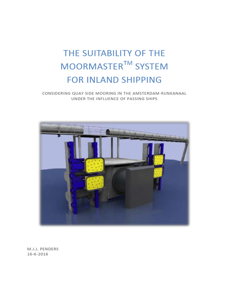 The Suitability of The Moormaster TM System For Inland Shipping | PDF