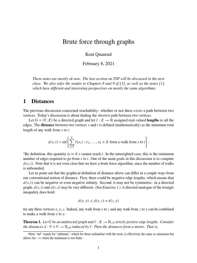 brute-force-through-graphs | PDF | Computational Complexity Theory | Theoretical Computer Science