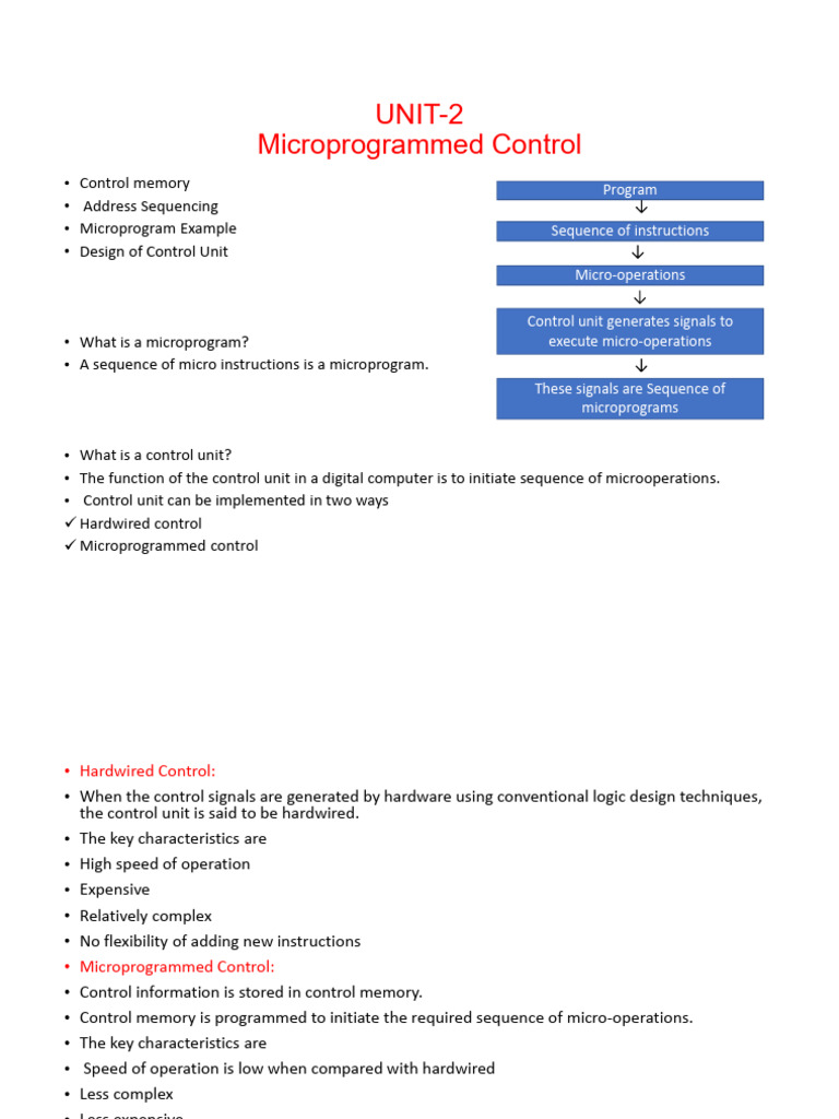 COA Unit II | PDF | Central Processing Unit | Bit