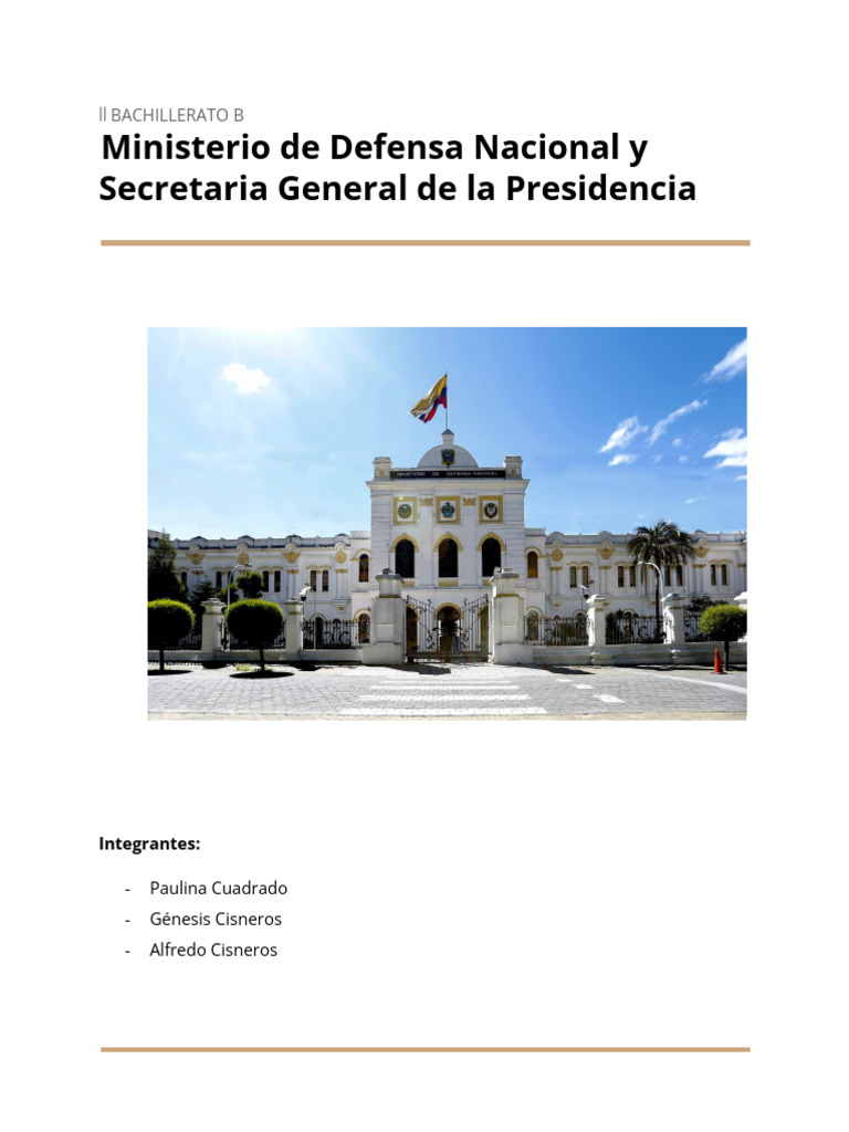 Aporte Iib - CCC | PDF | Ministerio (Departamento de Gobierno) | Ciencia militar