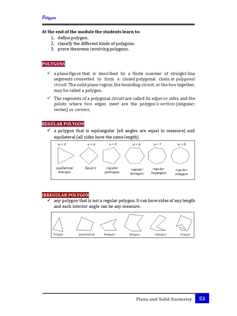 6 - Polygon | PDF | Triangle | Polygon