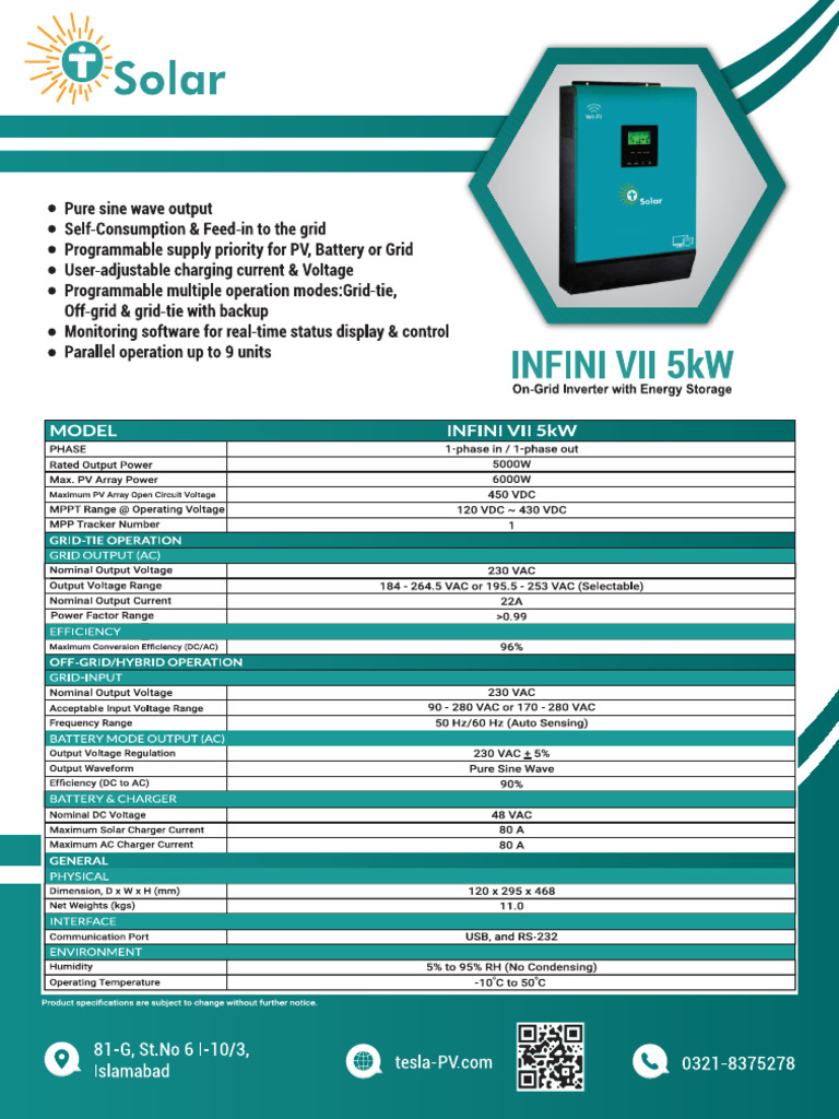Infini - VII DataSheet | PDF