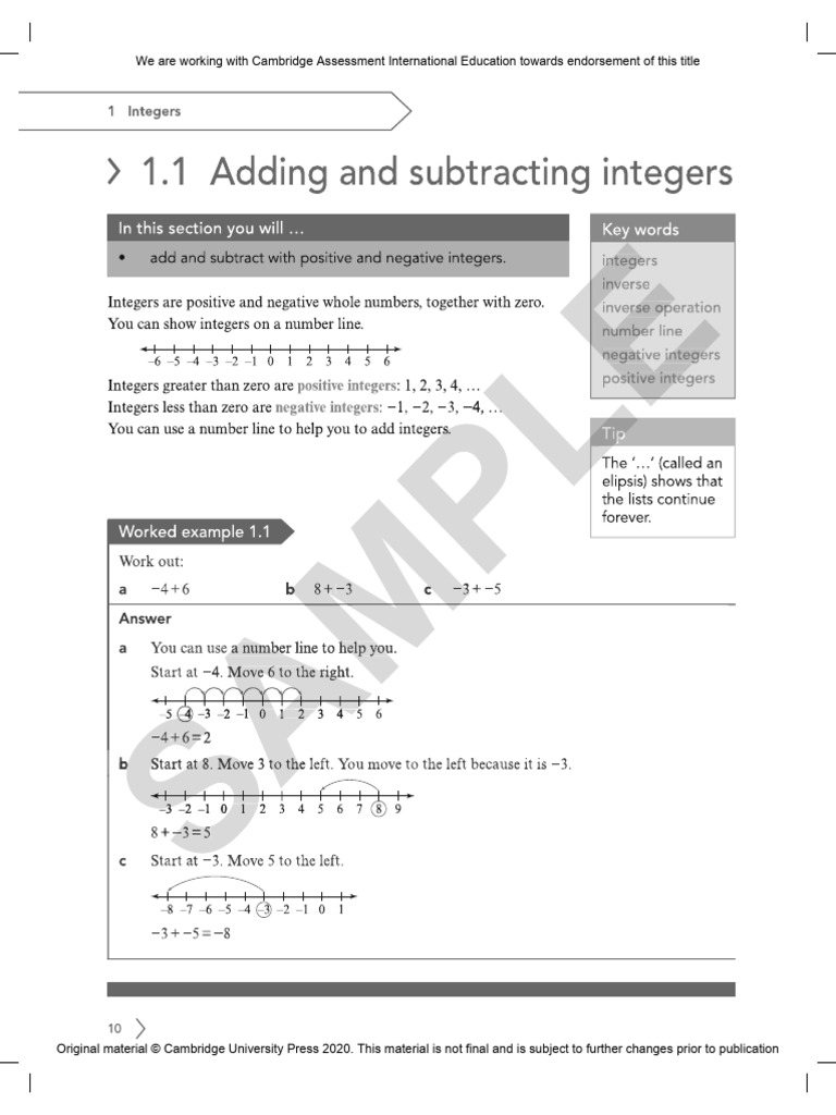 Cam Ls Maths7 Unit1 | PDF | University Of Cambridge