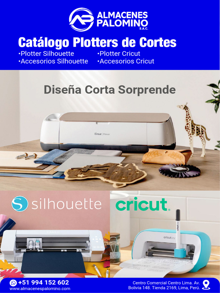 Catalogo Plotters de Cortes Almacenes Palomino 2023 | PDF
