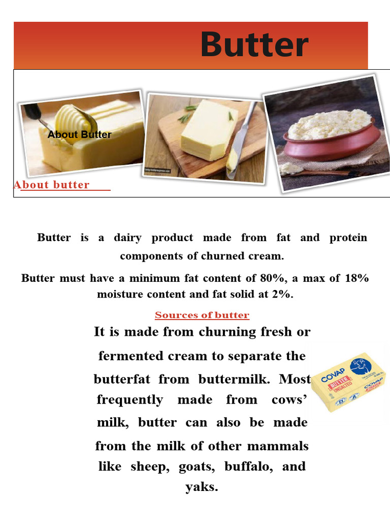 BUTTER | PDF | Cooking, Food & Wine | Wellness