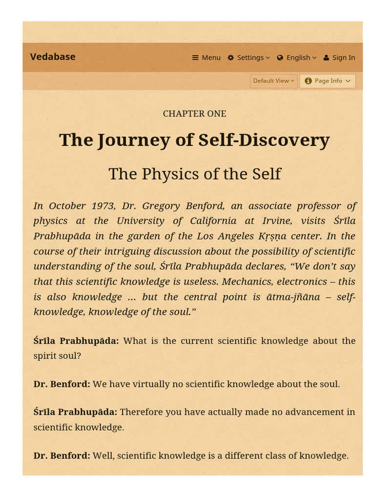 Physics of The Self | Download Free PDF | Soul | Knowledge