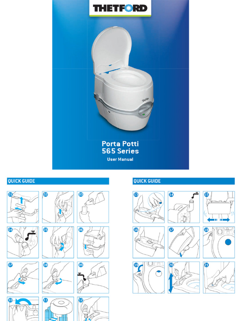 Porta Potti 565 User Manual ES | PDF