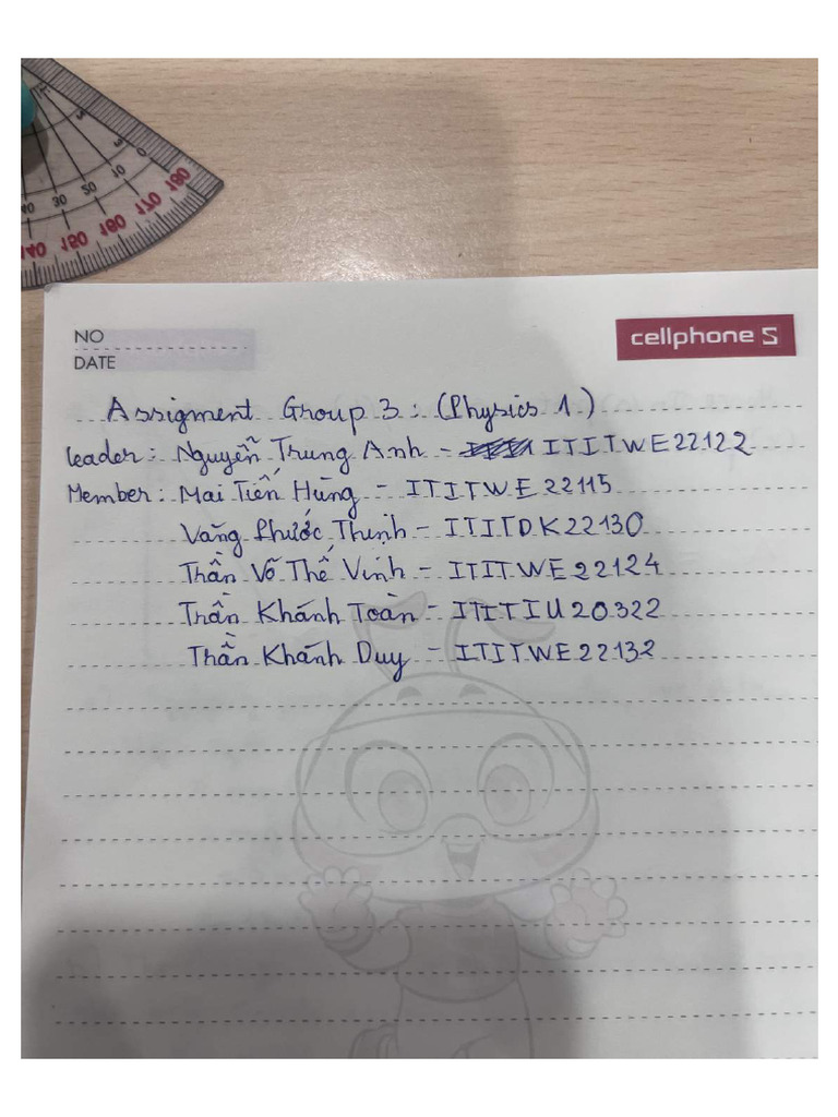 Assignment 1 - Physics 1 | PDF