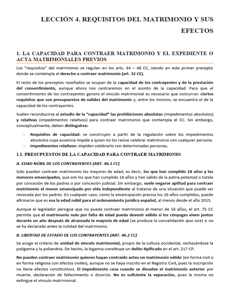 Lección 4 | PDF | Matrimonio | Anulación