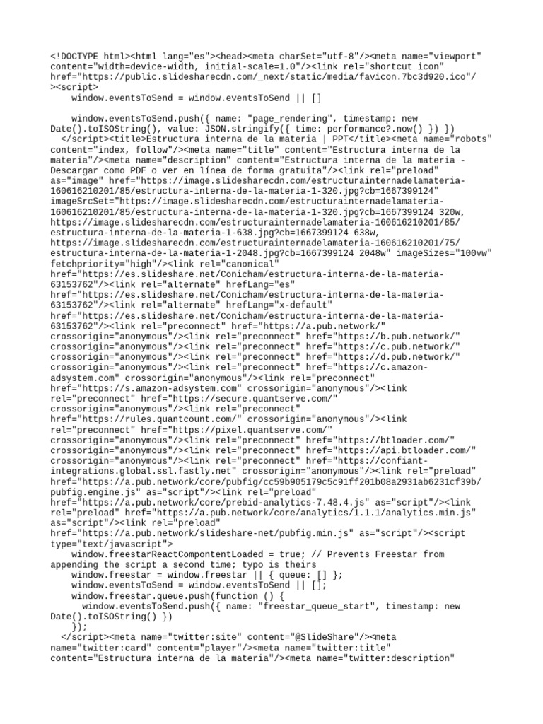 Estructura Interna de la Materia | PDF | Computers | Technology ...