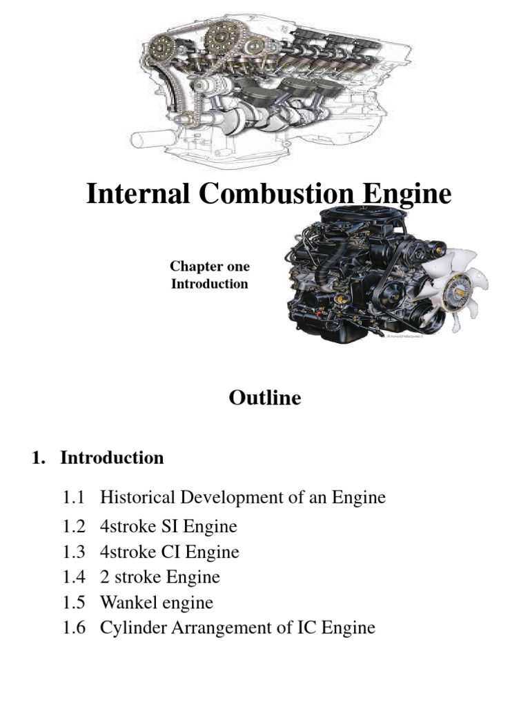 Introduction IC Engine and Reciprocating Machine CH - 1 | PDF ...