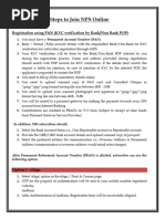 NPS Corporate Account Opening Guide | PDF | Access Control | Authentication