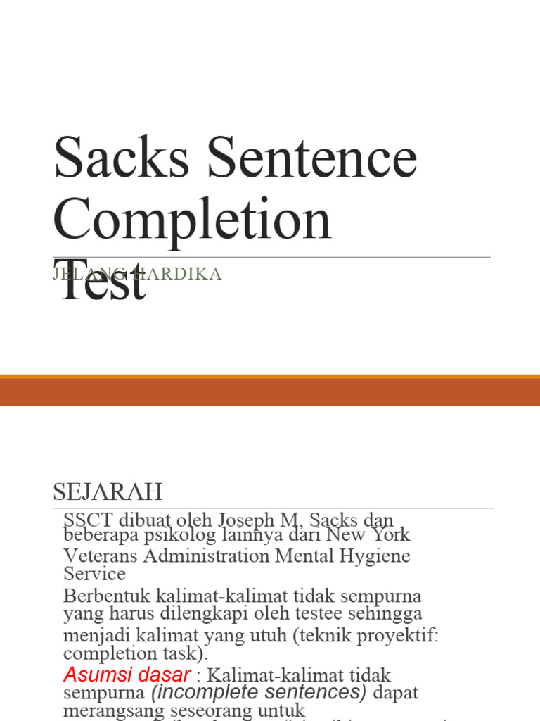 Teori SSCT (2023) | PDF