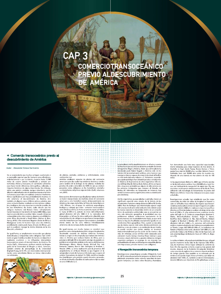 Comercio Transoceánico Previo Al Descubrimiento de América | PDF