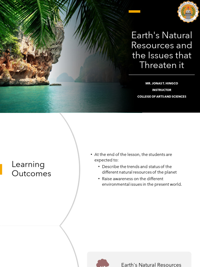 Natural Resources Environmental Problems | PDF | Climate Change | Waste