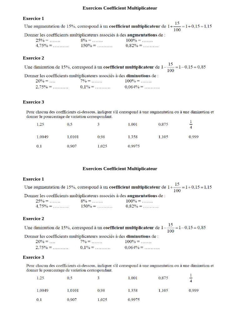 Exercices CM - Information Chiffrée 2nde | PDF