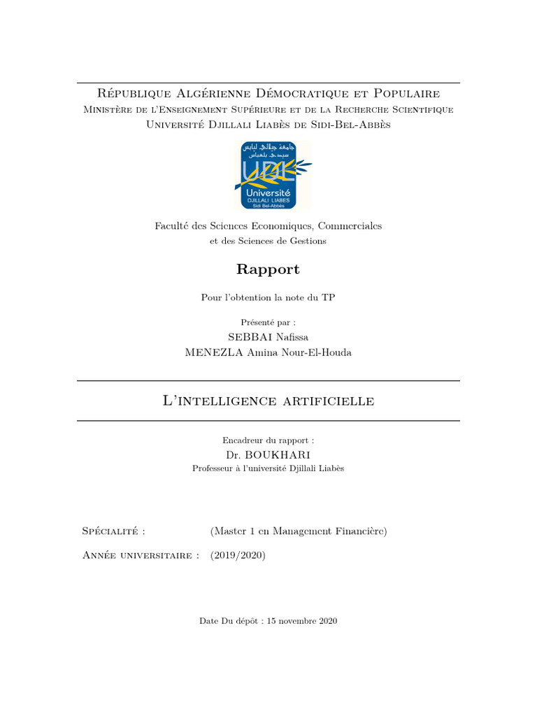 Mémoire | PDF | Intelligence artificielle | Intelligence (IA) et sémantique