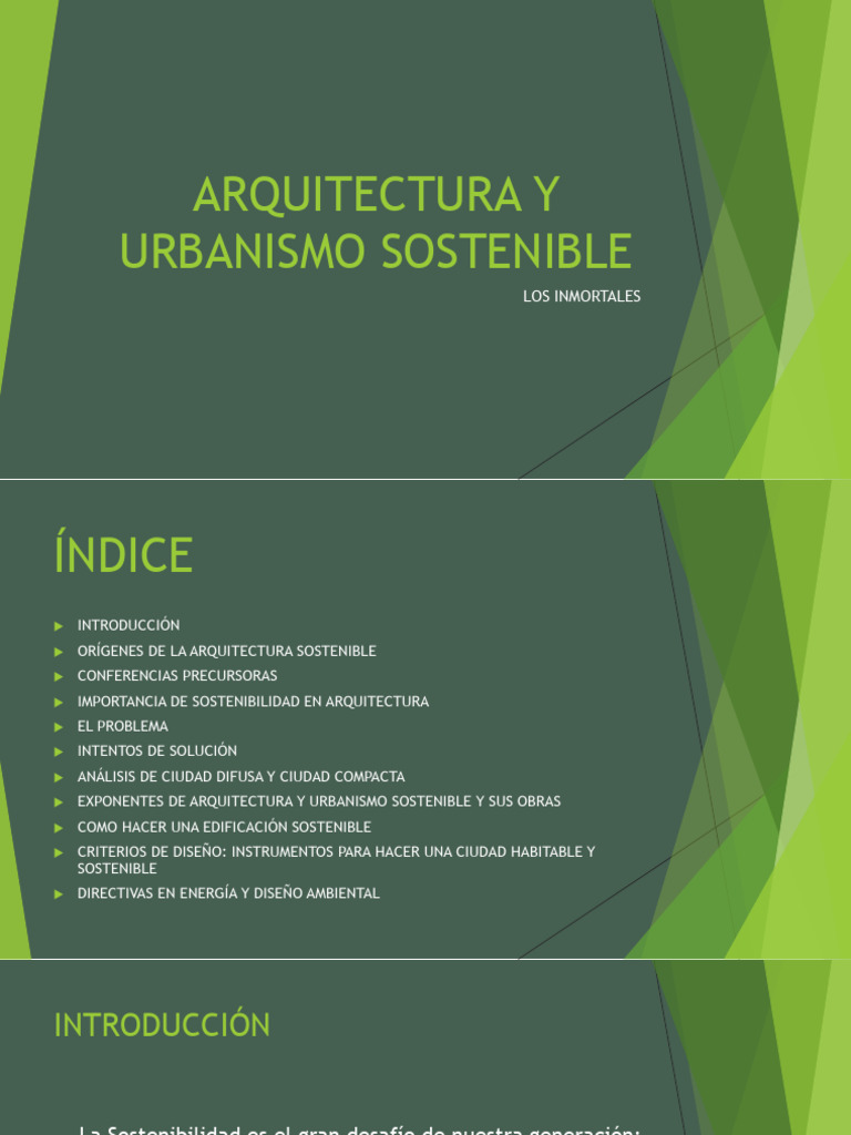 Arquitectura y Urbanismo Sostenible | PDF