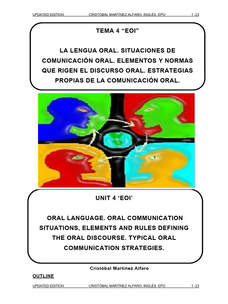 Tema 4 EOI | PDF | Stress (Linguistics) | Word