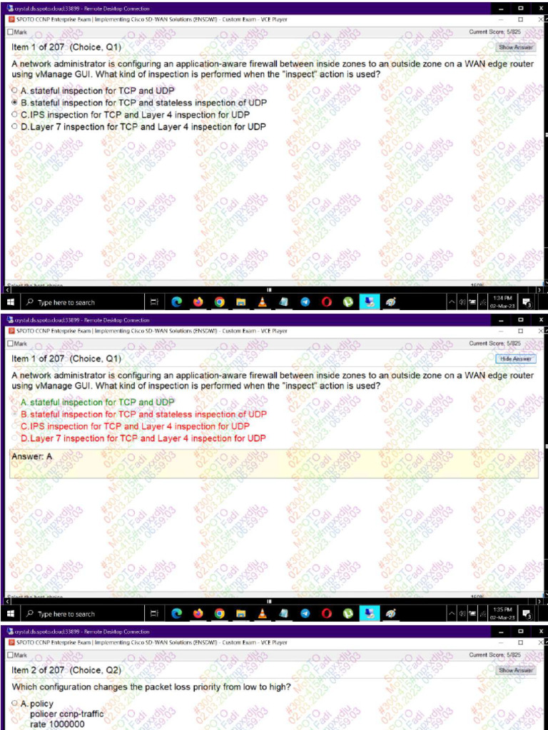 SDWAN Exam New | PDF