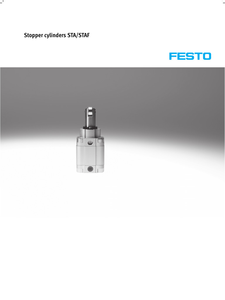 FESTO stopper cylinder | PDF | Piston | Valve