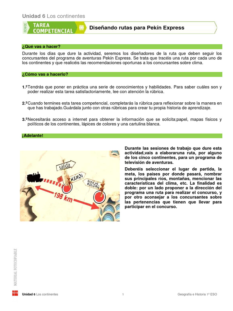 Ejercicio - Mapas - Pekin Express | PDF