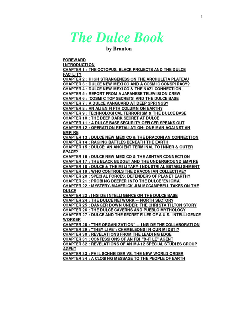 The Dulce Enigma Unveiled | PDF