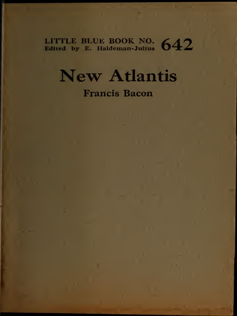 New Atlantis by Bacon, Francis, 1561-1626 | PDF | Jesus | Noah's Ark