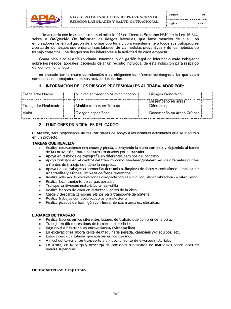 Registro Charla Odi Jornal | PDF