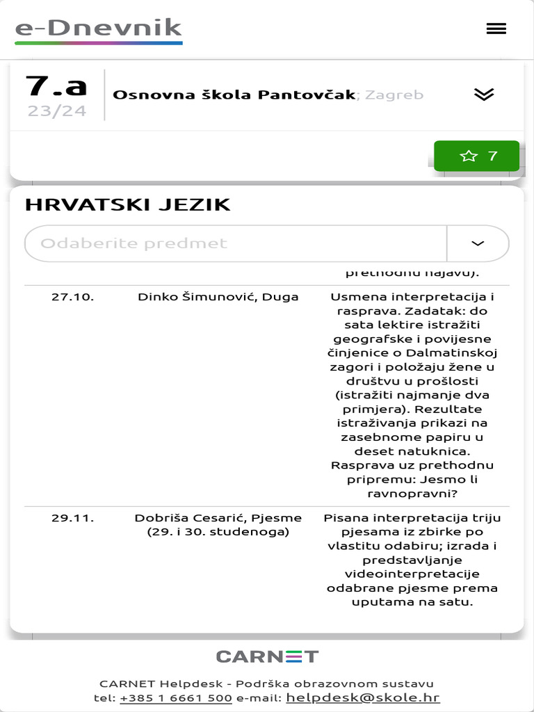 E-Dnevnik Za Učenike I Roditelje | PDF