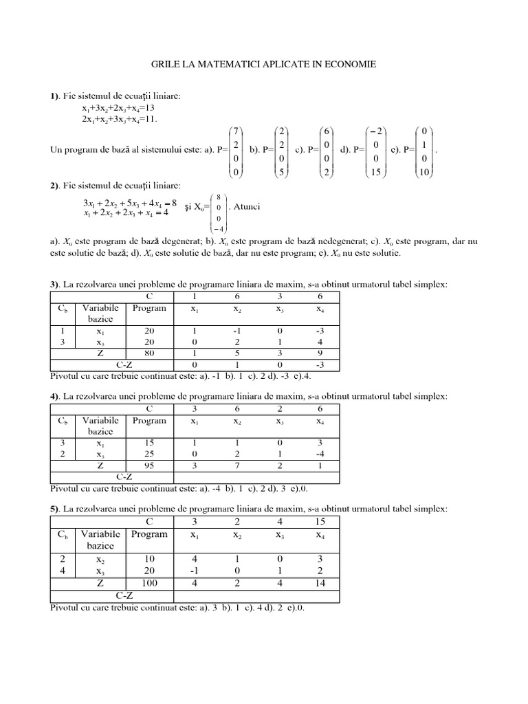 2024-Grile Examen | PDF