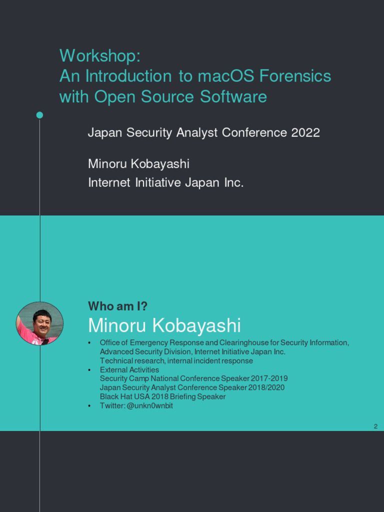 Introduction To MAC-OS Forensics | PDF