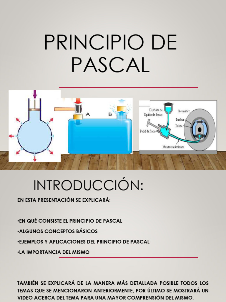 Principio de Pascal 10mo | PDF | Fuerza | Presión
