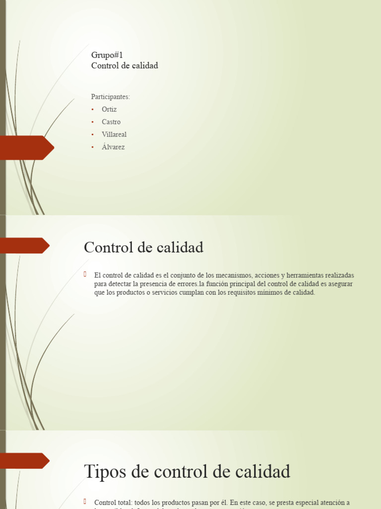 Control de Calidad | PDF