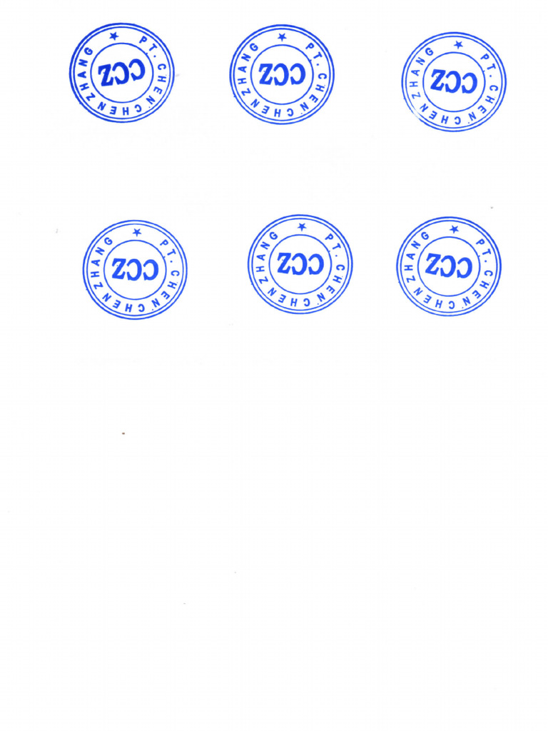 Stempel Pt. Chen Chen Zhang | PDF