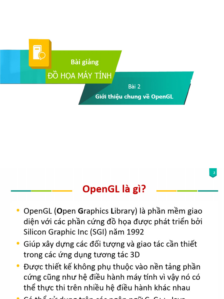 02 - Gioi Thieu - OpenGL | PDF