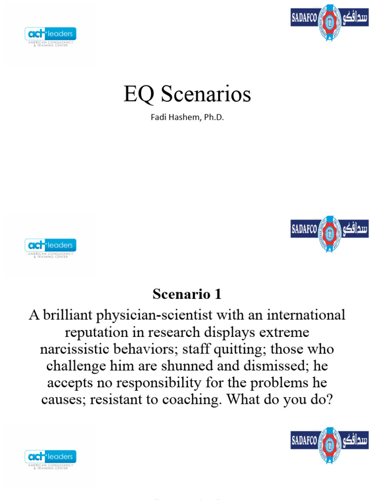EQ Scenarios | PDF