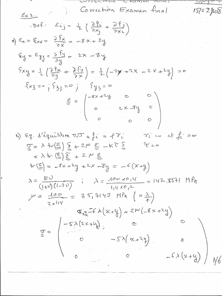 Correction Ex Jan 2018 | PDF