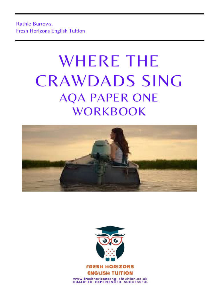 Where The Crawdads Sing Language Analysis Workbook | PDF | Question ...