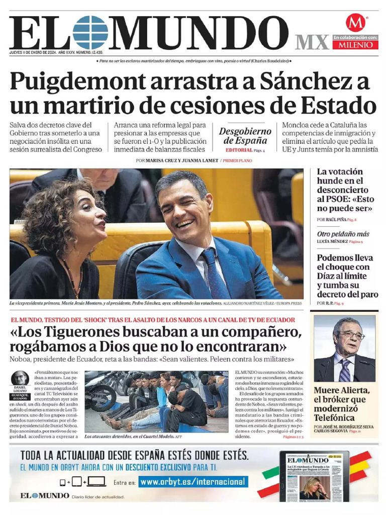 El Mundo MX 11 Ene 2024 | PDF