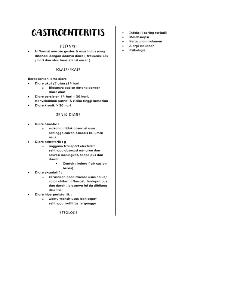 GASTROENTERITIS | PDF