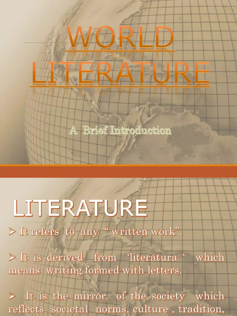 Intro To World Lit | PDF