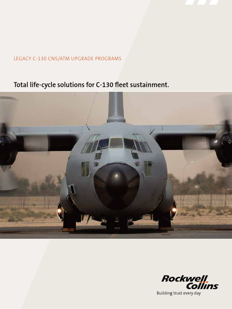 Intl C130 8pg Brochure 004 | PDF | Avionics | Lockheed C 130 Hercules