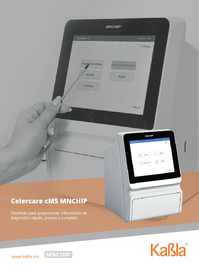 Brochure Celercare CM5 MNCHIP | PDF | Laboratorios | Sangre