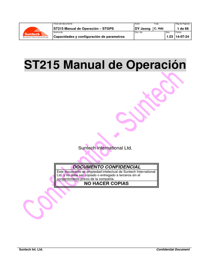 ST215OperationManual ST215 STGPS V103 ES | PDF | Servidor (Computación ...
