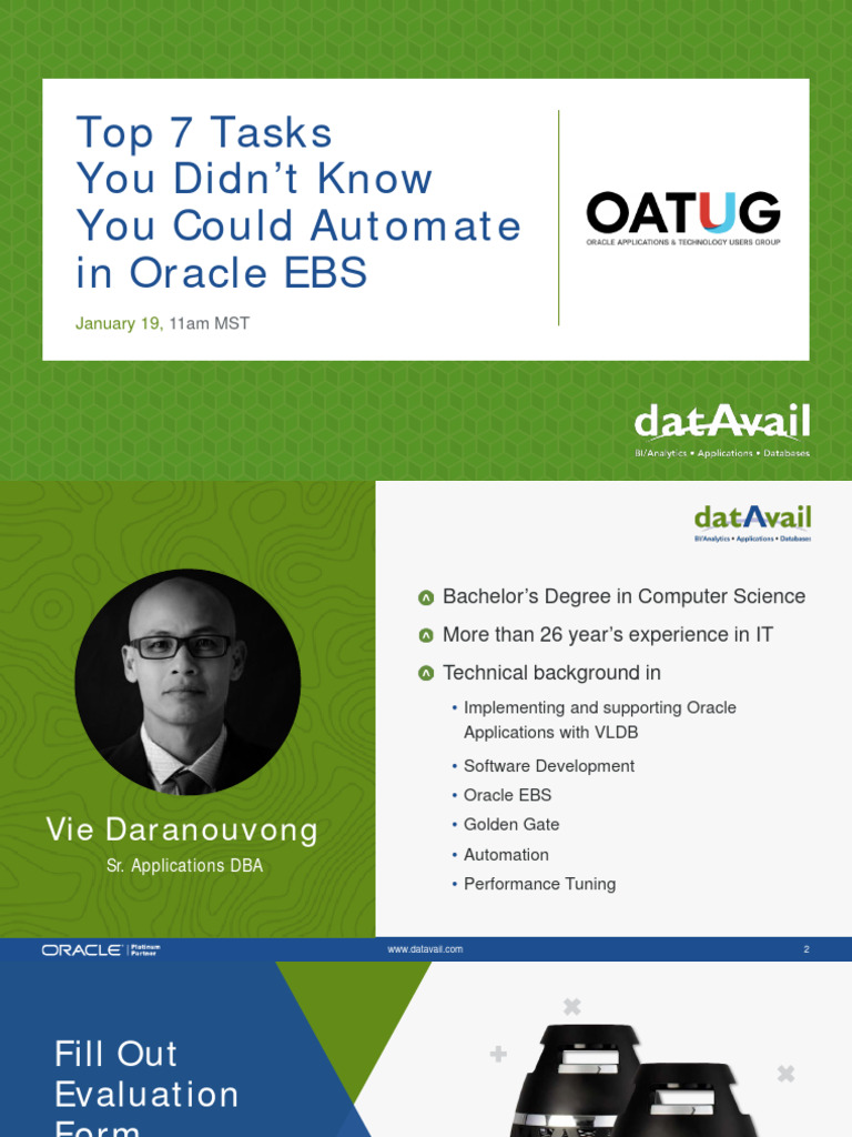 Top 7 Tasks You Didn - T Know Could Be Automated in Oracle EBS-Final | PDF | Automation | Oracle ...