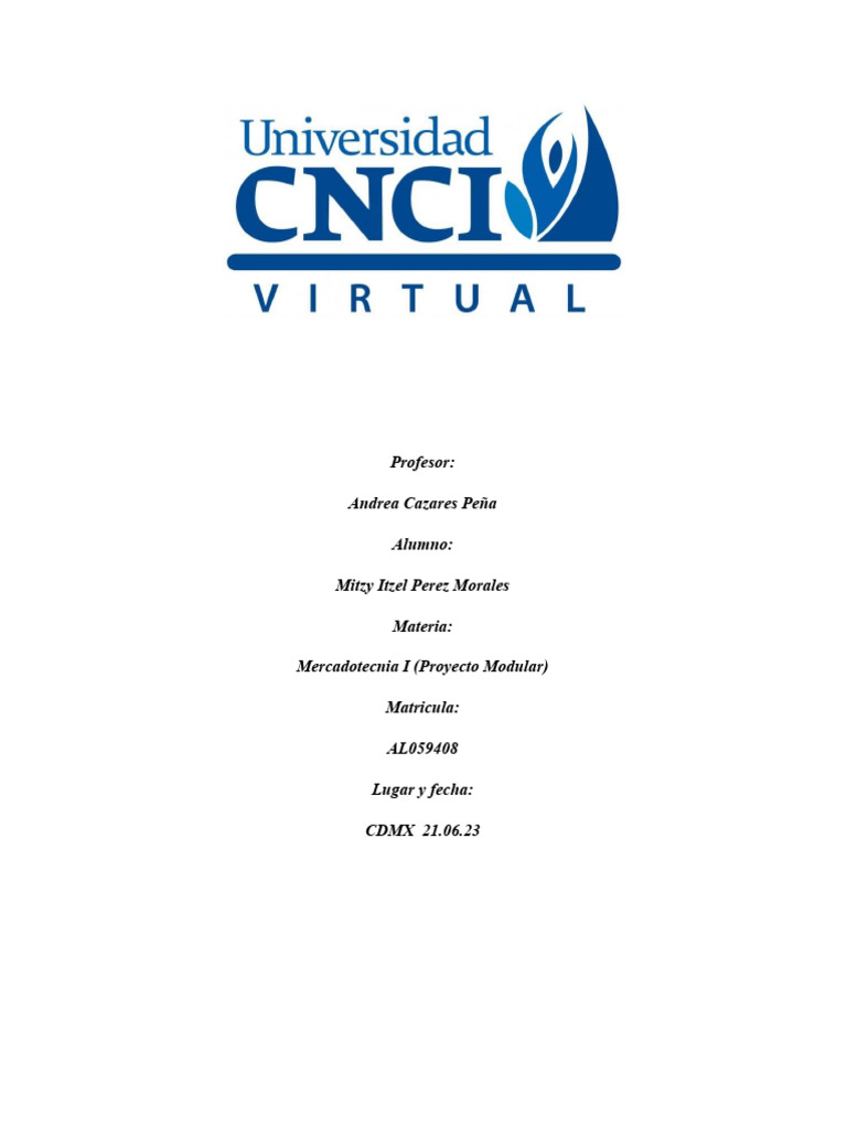 Mercadotecnia Proyecto Modular | Descargar gratis PDF | Marketing | Coca Cola