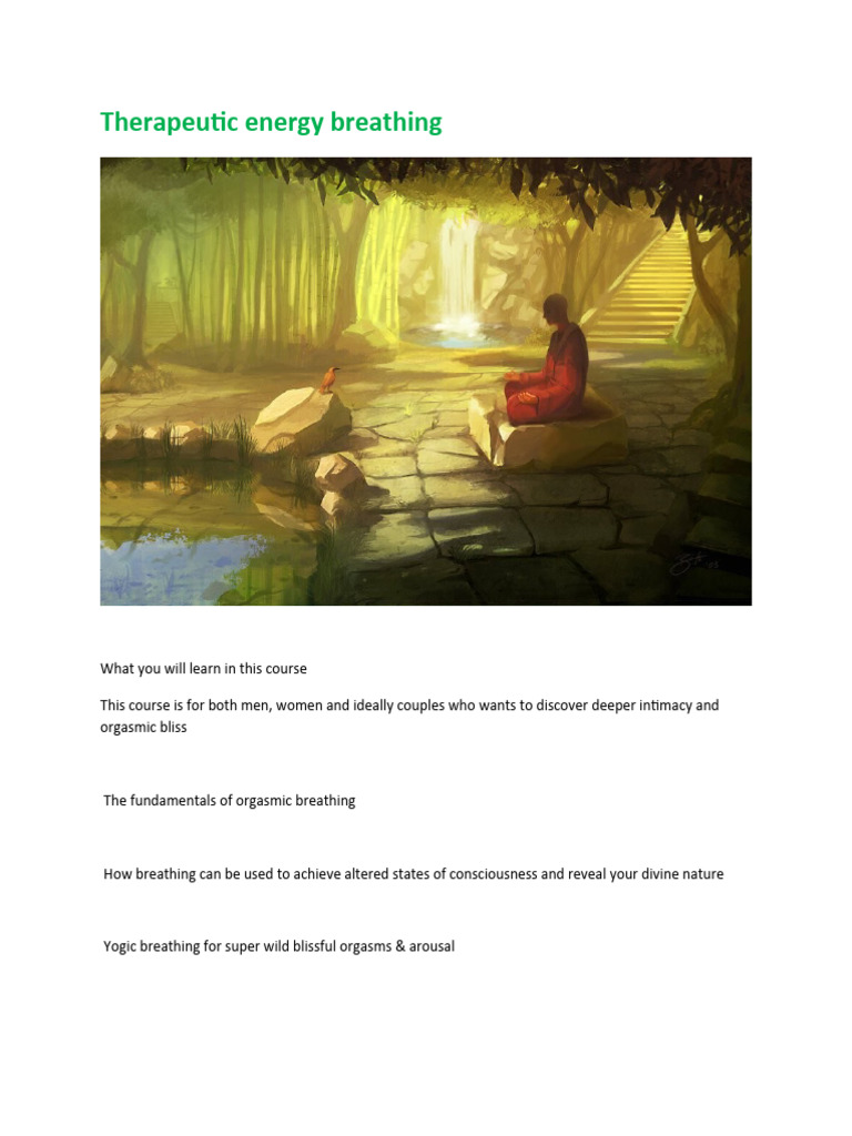 Therapeutic Energy Breathing | PDF