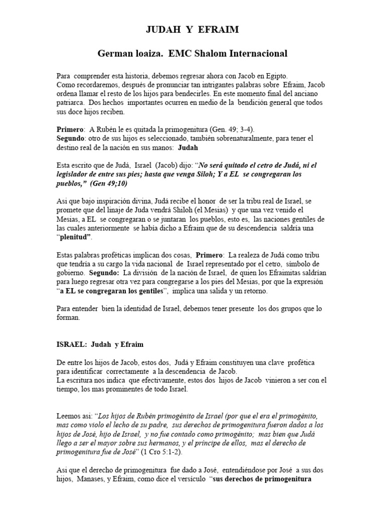 Juda y Efraim | PDF | Libros de reyes | Solomons